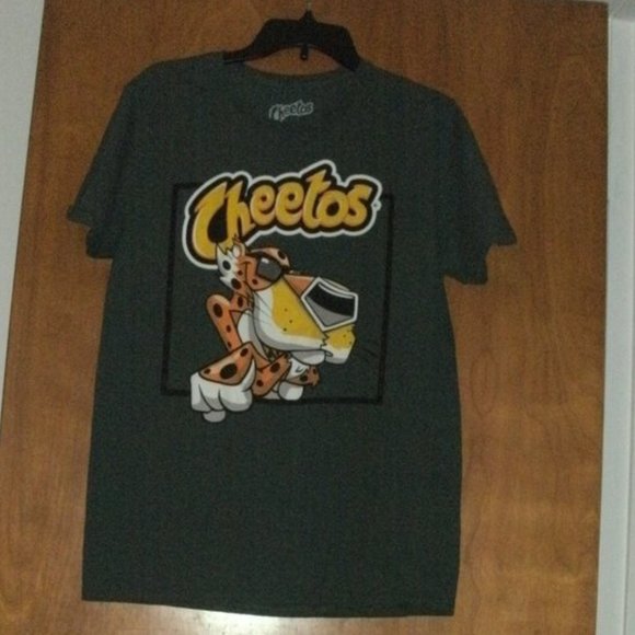 Cheetos | Shirts | Nwt Cheetos Tee T Shirt Top Gray Chester Cheetah ...